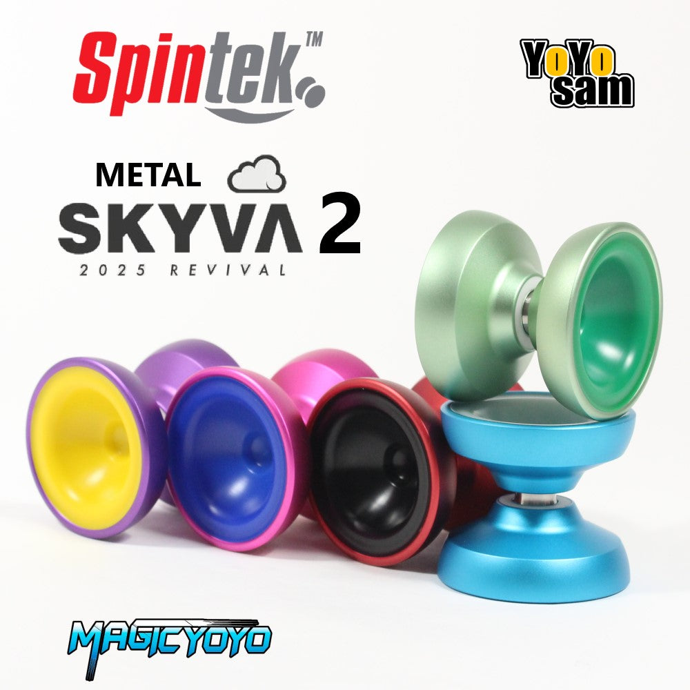 Spintek x MAGICYOYO Metal Skyva 2 Yo-Yo - 6061 Aluminum with Delrin Fi – YoYoSam