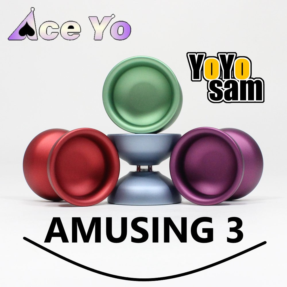 Ace Yo Amusing 3 Yo-Yo - Mono-Metal - Wide Organic YoYo – YoYoSam