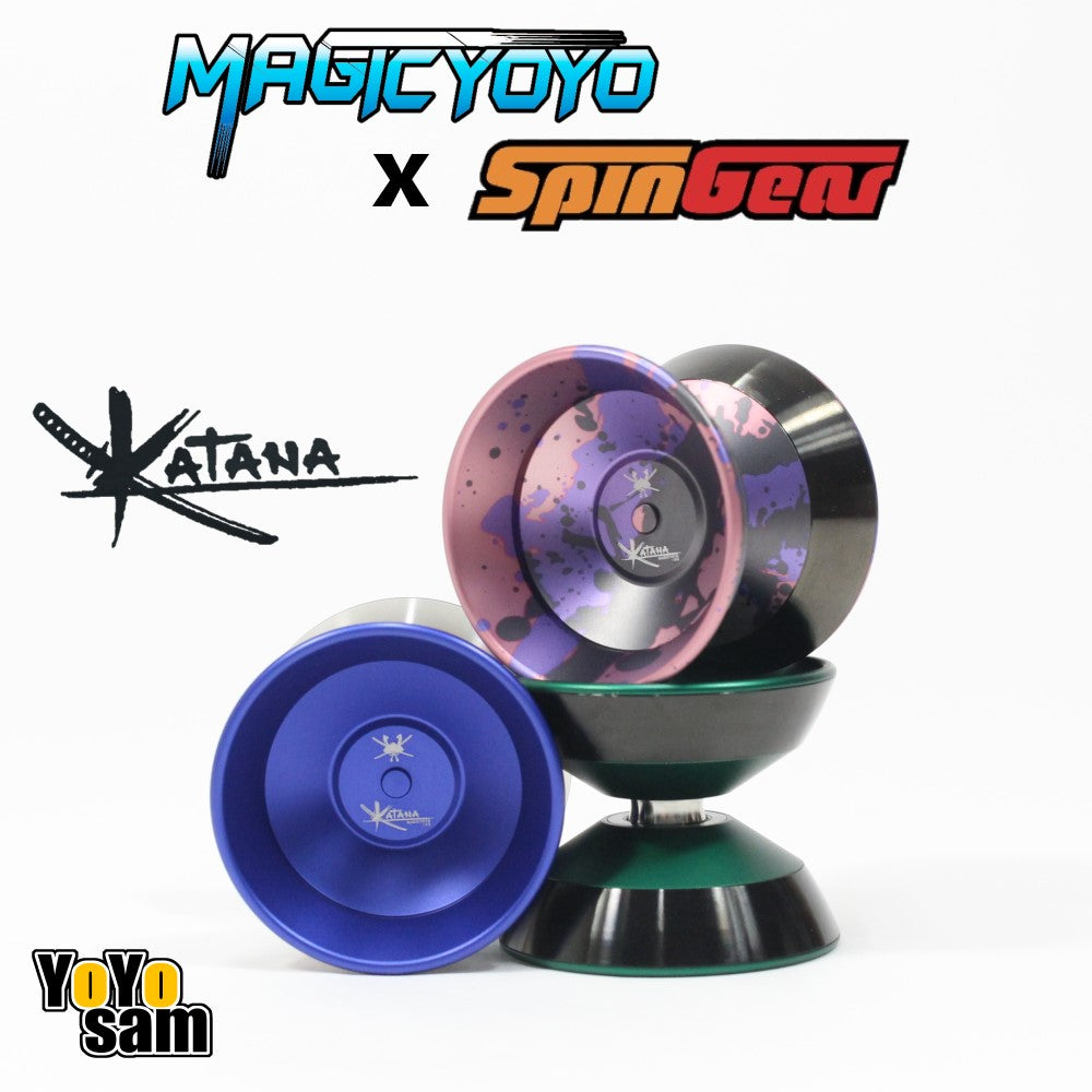 MAGICYOYO x SpinGear Katana 2 Yo-Yo - Bi-Metal - 7075 Aluminum with St – YoYoSam