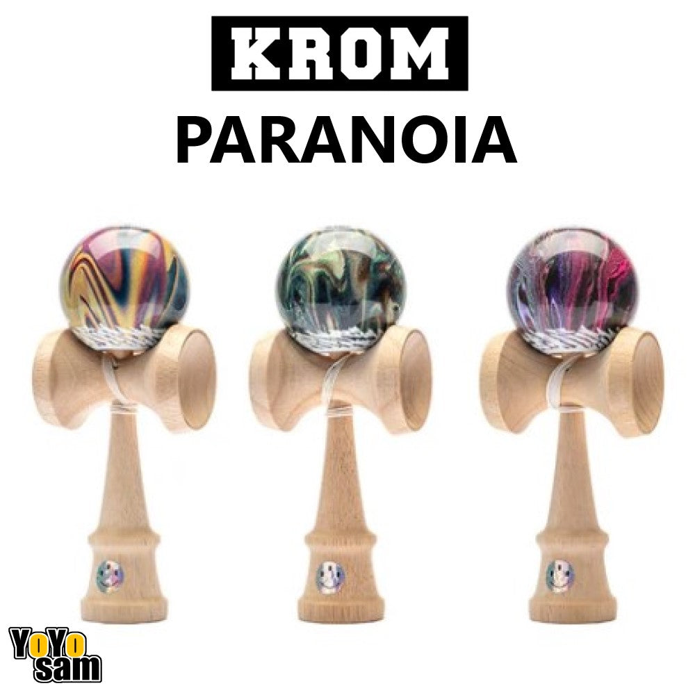 KROM Kendama PARANOIA Kendama - Unique Visual and a Highly Trackable D – YoYoSam