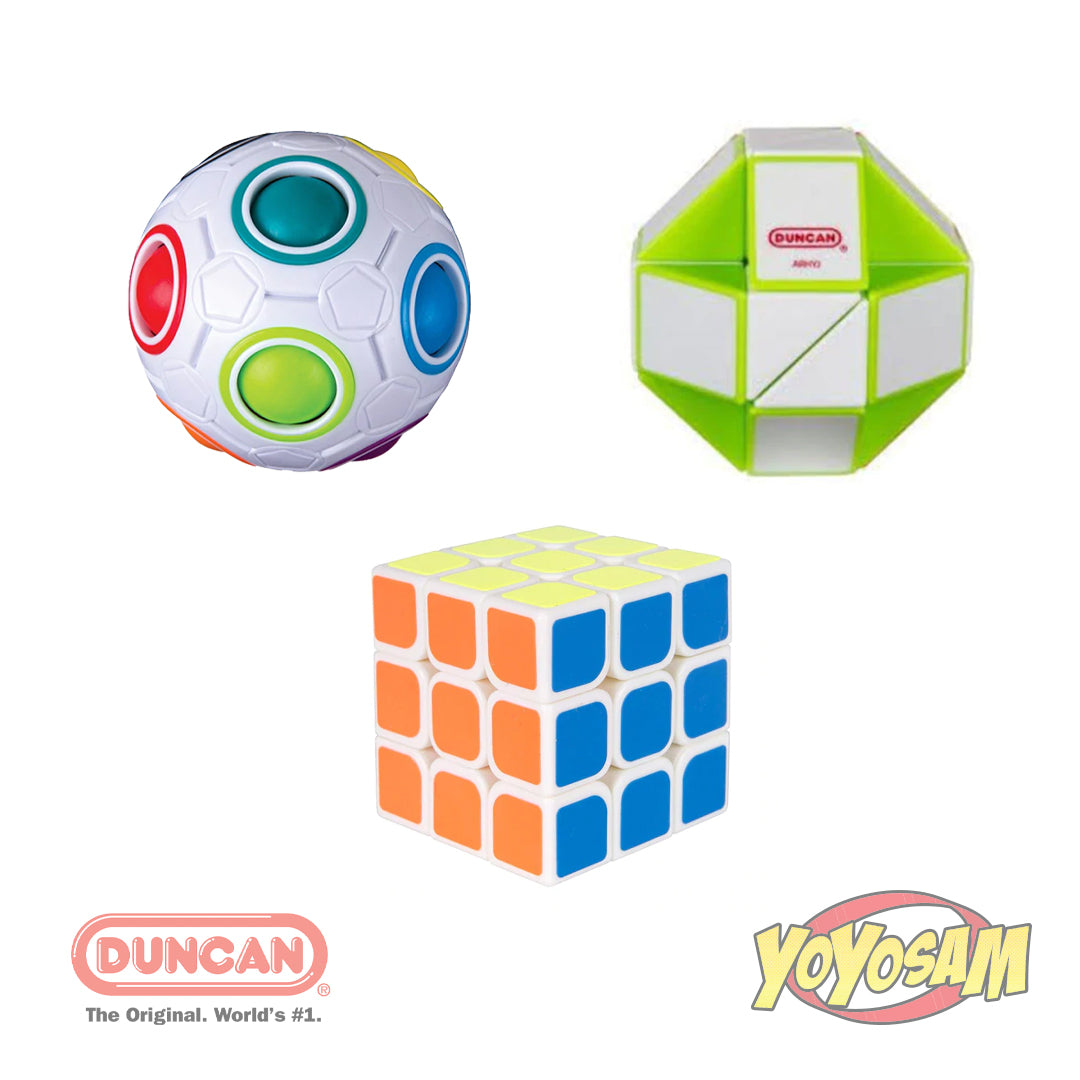 Duncan 3 Piece Brain Game Set - Color Shift, Quick Cube, Serpent – YoYoSam