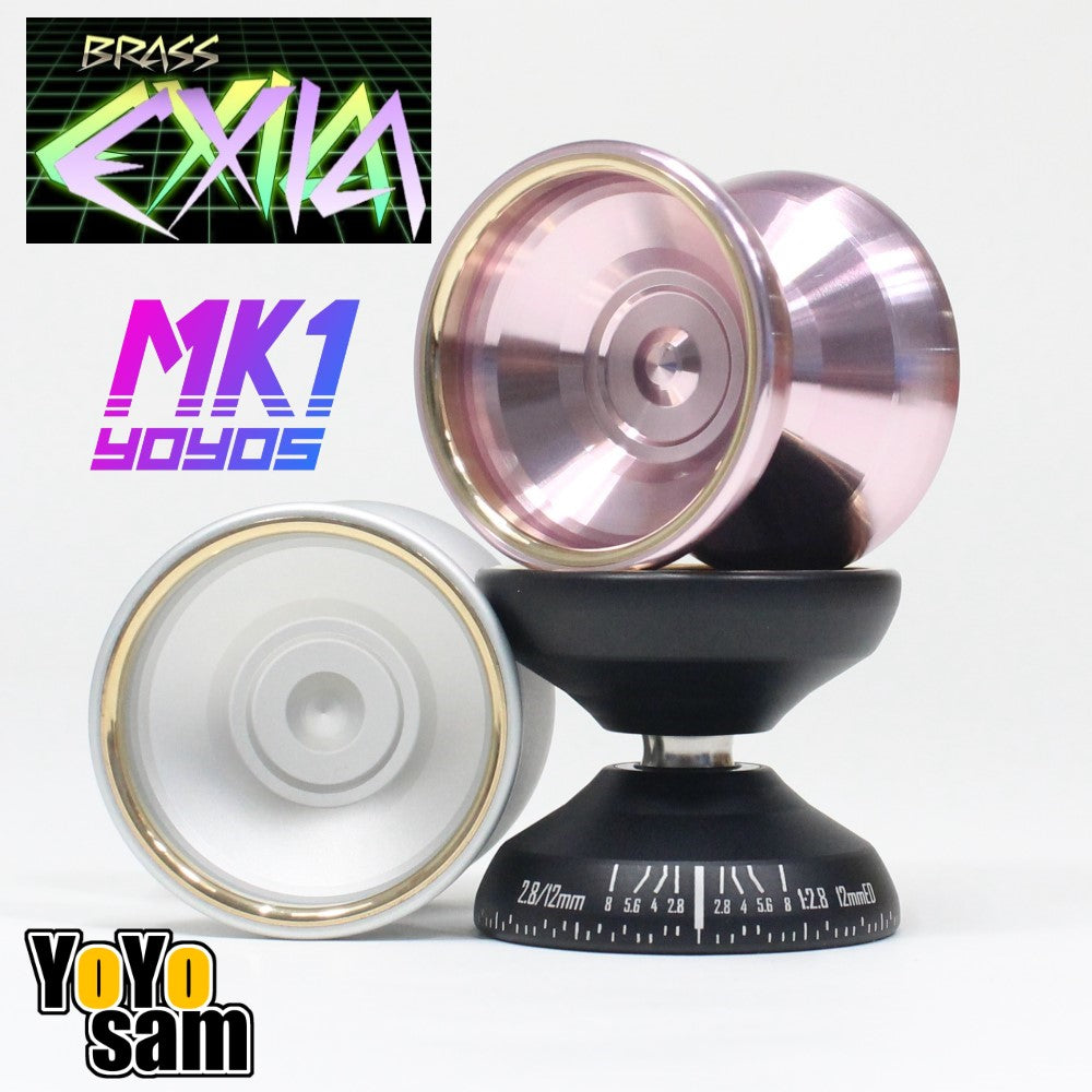 MK1 YOYOS Brass Exia Yo-Yo - Brass Weight Ring - Bi-Metal YoYo – YoYoSam