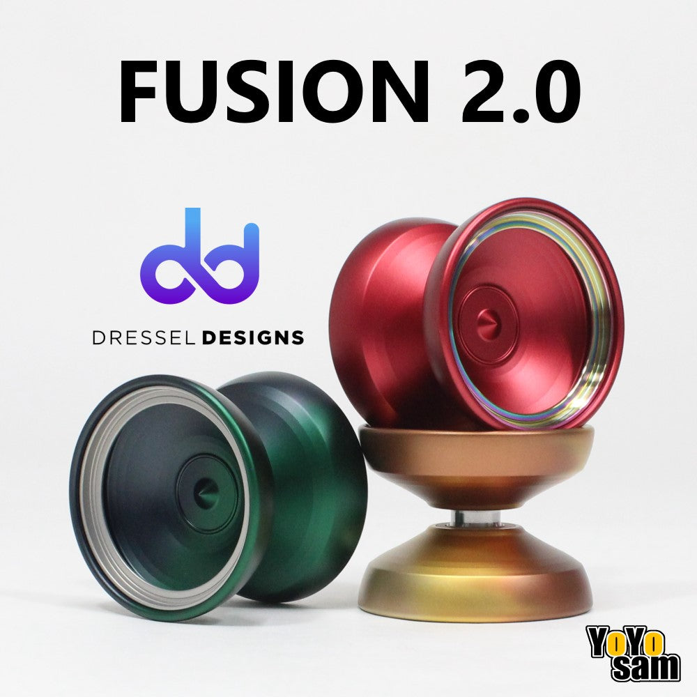 Dressel Designs Fusion 2.0 Yo-Yo - Bi-Metal - 7068 Aluminum YoYo – YoYoSam