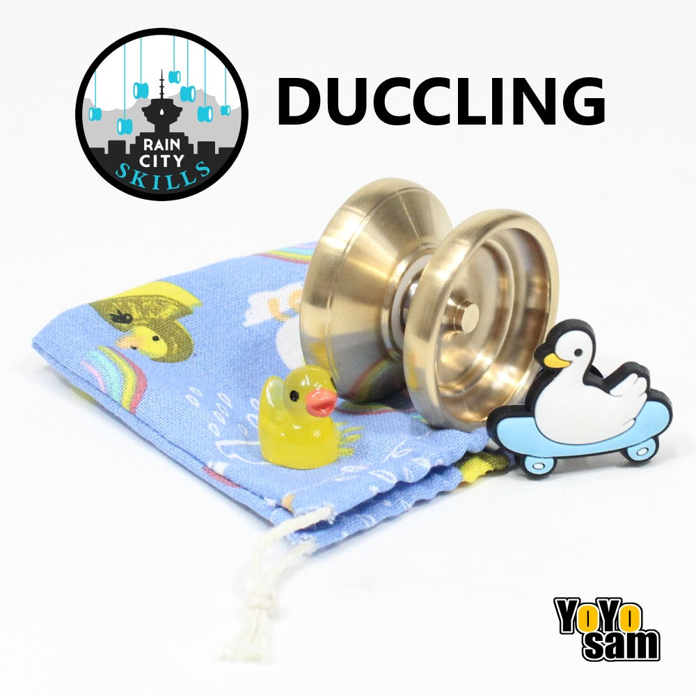Rain City Skills Duccling Yo-Yo - Pocket Friendly Brass Micro Yo-Yo ...