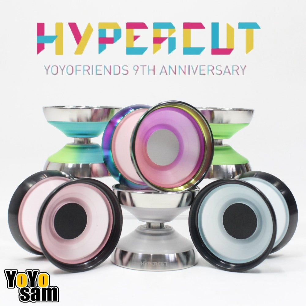 yoyofriends Hypercut Yo-Yo - PC and Stainless Steel Hybrid YoYo – YoYoSam