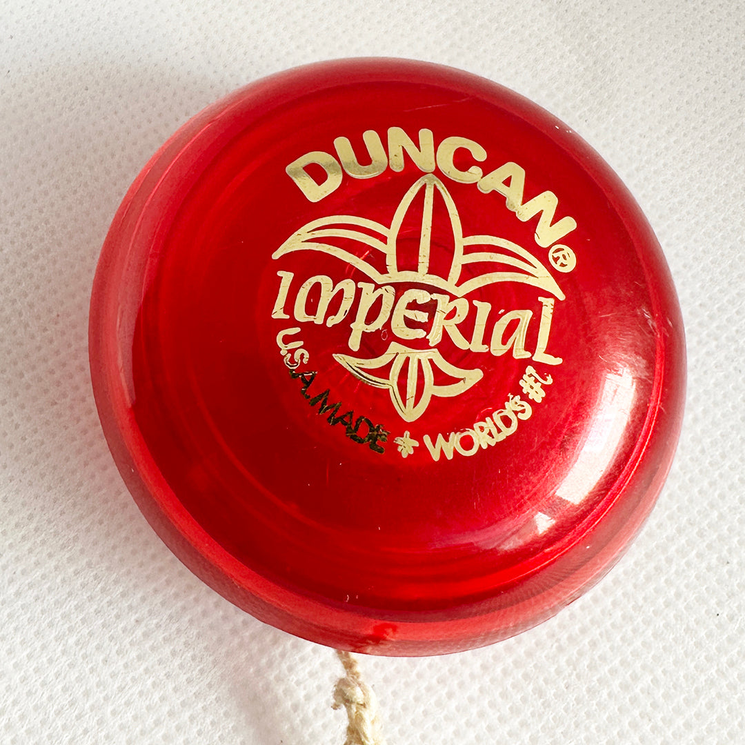 Vintage Duncan Imperial Yo-Yo - Red- Good Condition USA Made World's ...