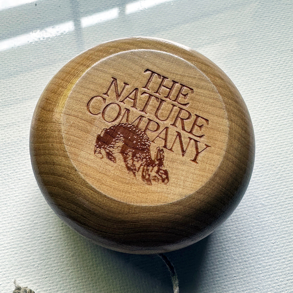 Vintage collectable The Nature Company Wooden Yo-Yo - Excellent condit ...