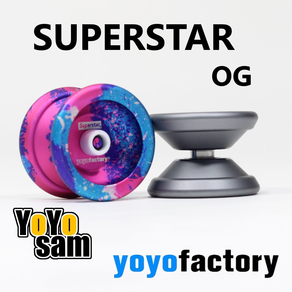 YoYoFactory Superstar OG Yo-Yo - Hub Stacks - Mono-Metal YoYo| YoYoSam