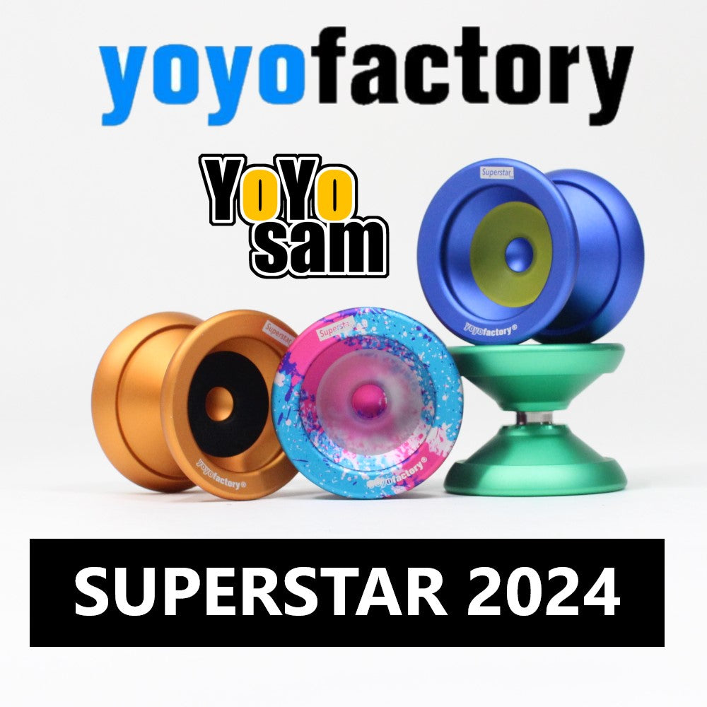 YoYoFactory Superstar 2024 Yo-Yo - Polycarbonate Fingerspin YoYo – YoYoSam