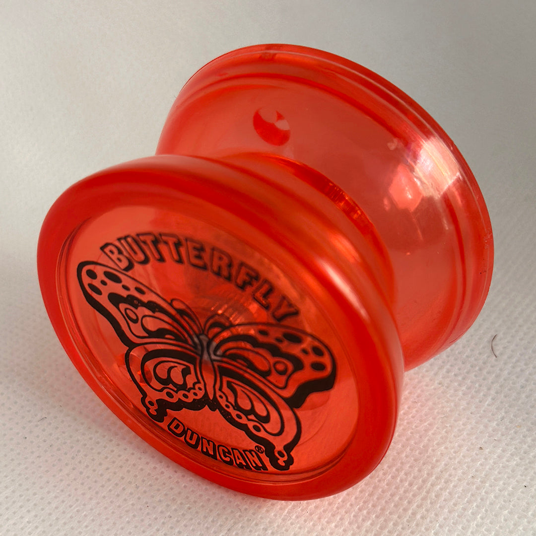 Vintage Duncan Butterfly Yo-Yo - Early 90s Transluscent Orange Very Go ...