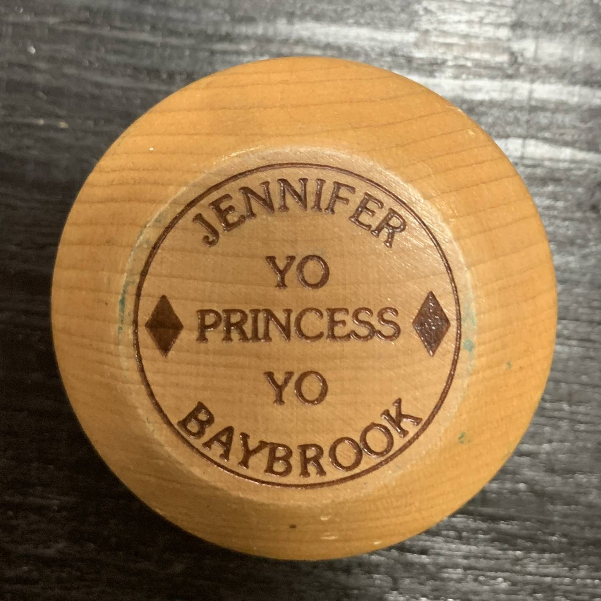 Vintage Jennifer Baybrook Hummingbird wooden yo-yo very good condition ...
