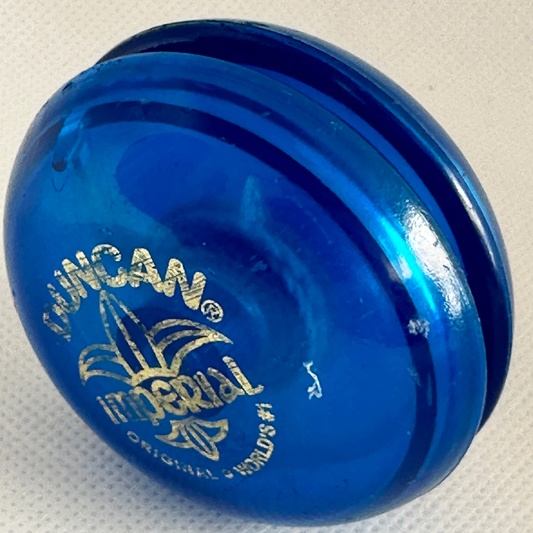 Vintage Duncan Imperial Yo-Yo - Blue- Good/fair Condition Original Wor ...