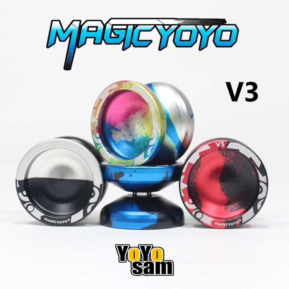 MAGICYOYO V3 Yo-Yo -Beginner to Advanced Aluminum YoYo - Includes Extr ...