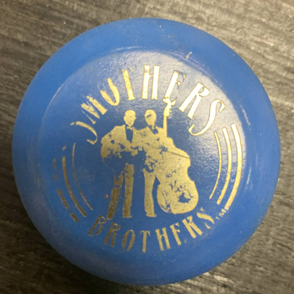 Vintage Smothers Brothers Yo-Yo man Wooden Yo-Yo Blue -Fair Condition ...