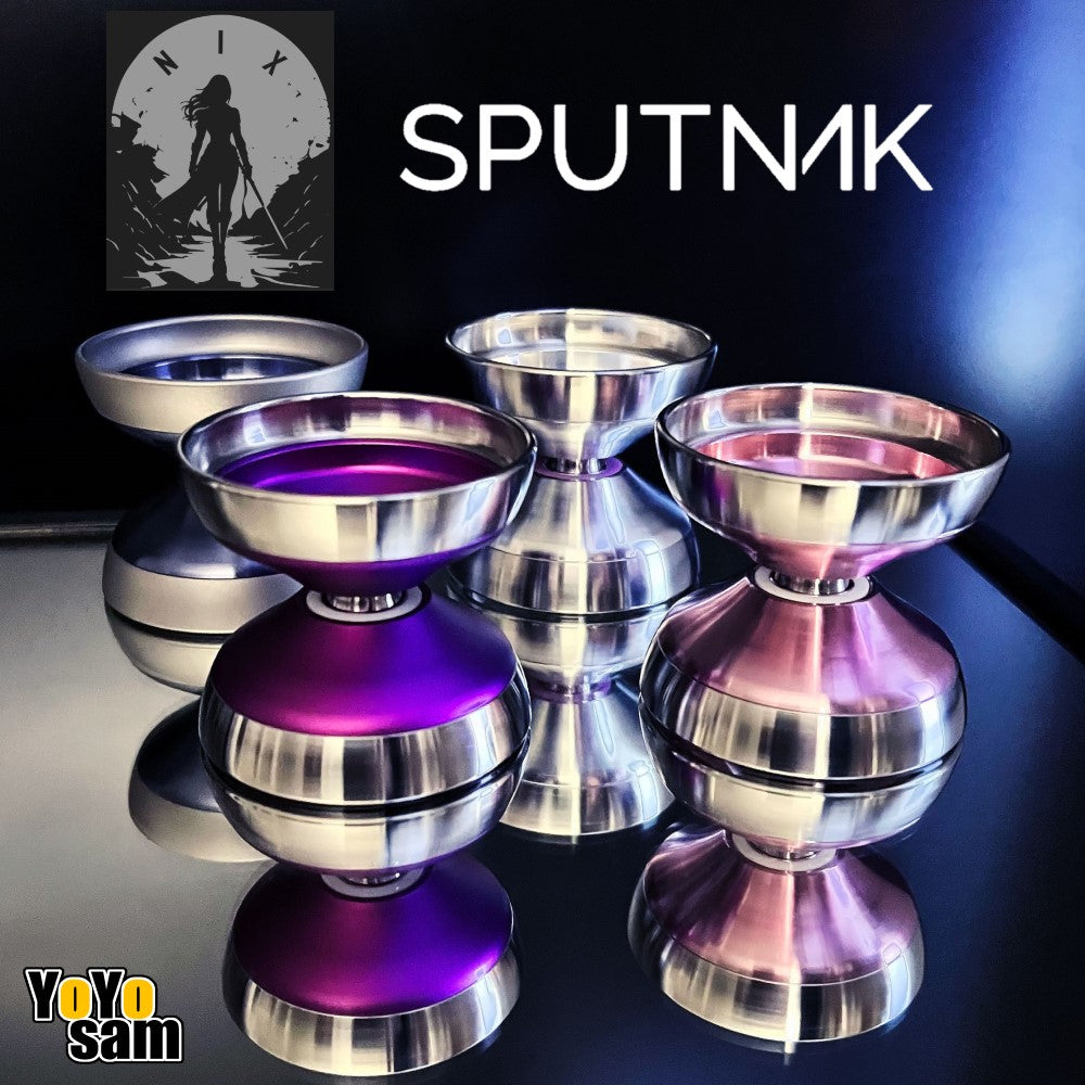 Sputnik NIX Yo-Yo - Bi-Metal - 6061 Aluminum with Stainless Steel Rims ...