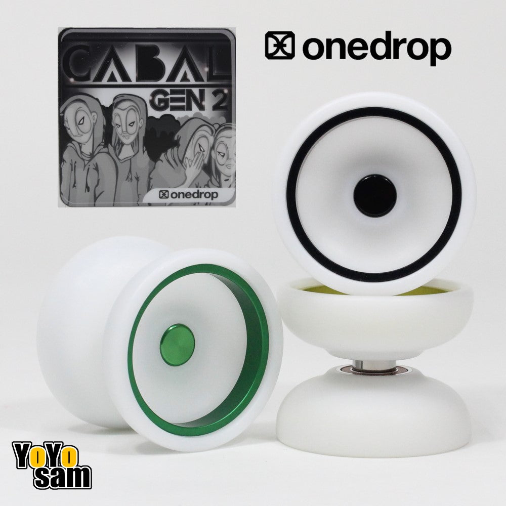 One Drop Cabal Gen 2 Yo-Yo - POM Delrin YoYo with Aluminum Weight Ring ...