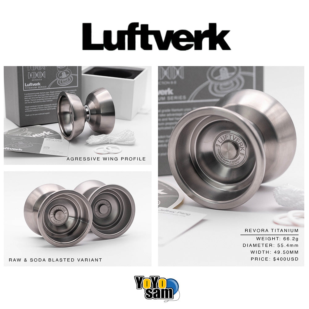 Luftverk REVORA Titanium Yo-Yo - Full Titanium YoYo – YoYoSam