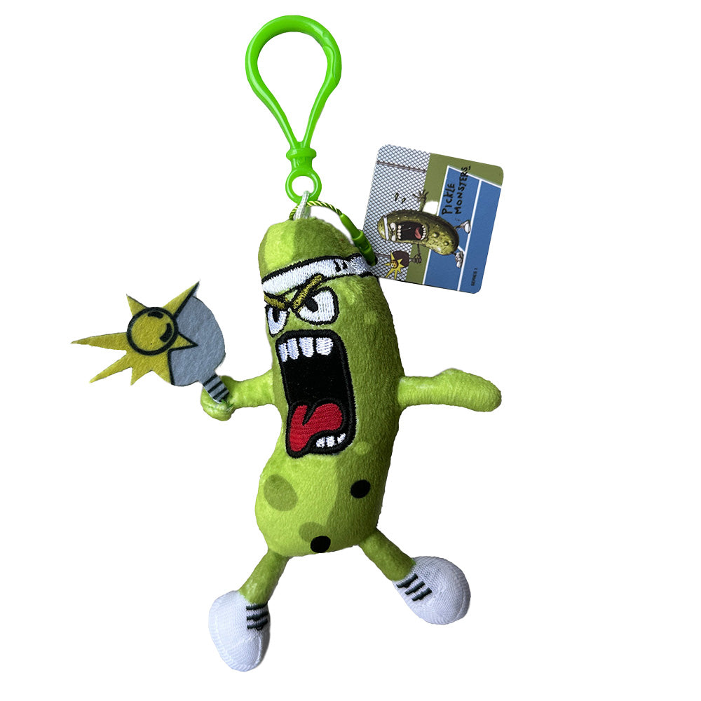 Pickle Monsters Plush Pickleball Keychain - Plushie Doll – YoYoSam