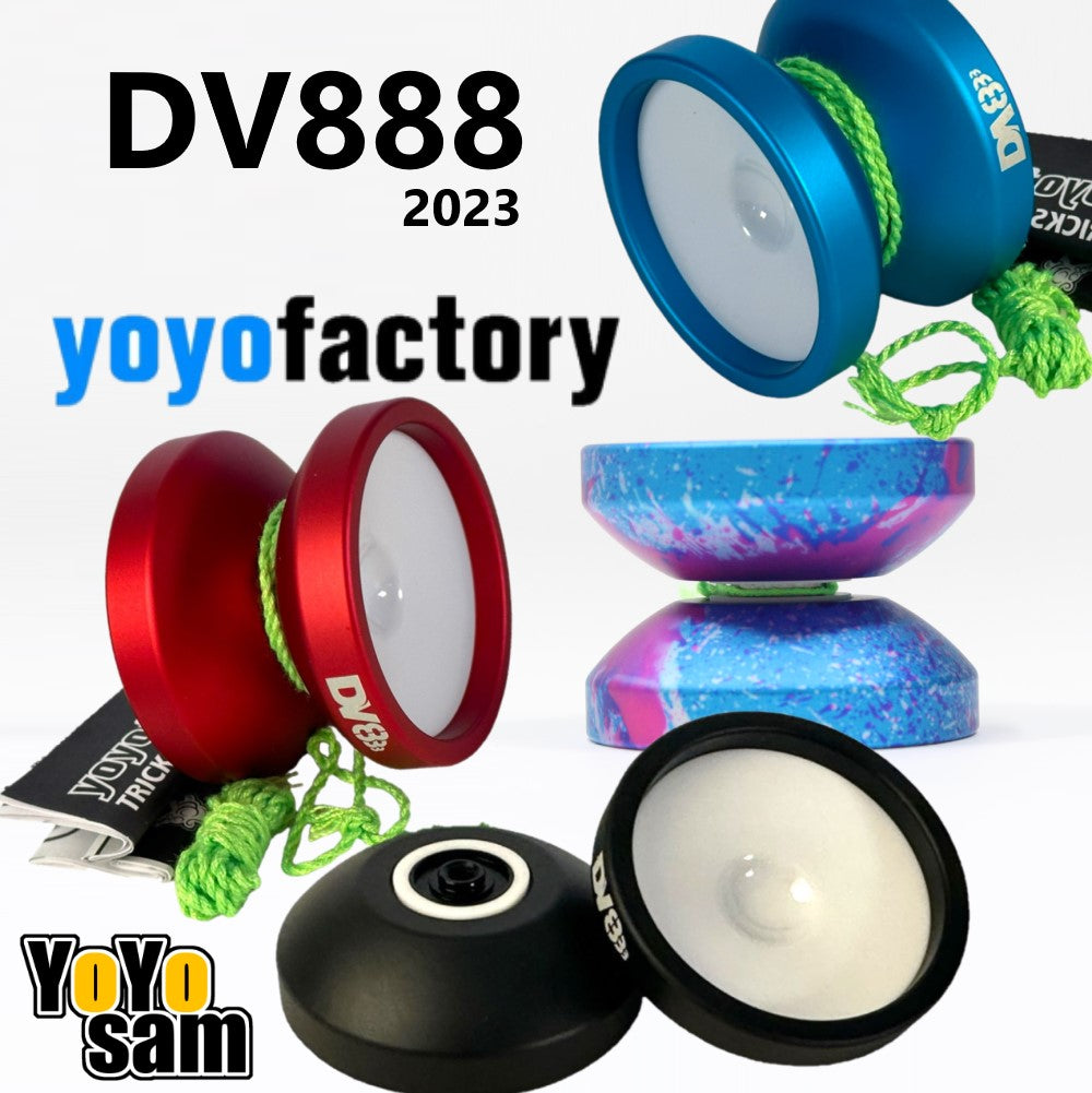 YoYoFactory DV888 2023 Yo-Yo - Polycarbonate Fingerspin YoYo – YoYoSam