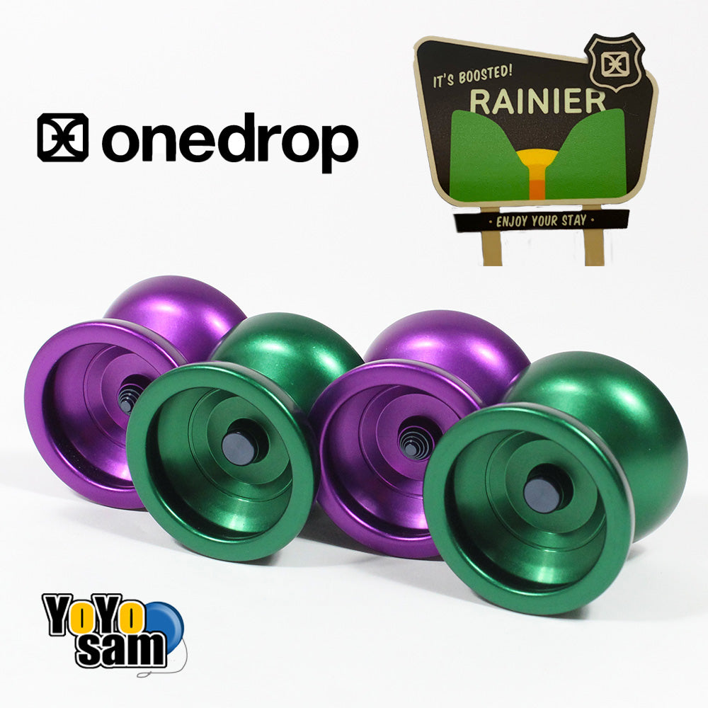 One Drop Boosted Rainier Yo-Yo - 7075 Aluminum YoYo with Side Effects ...