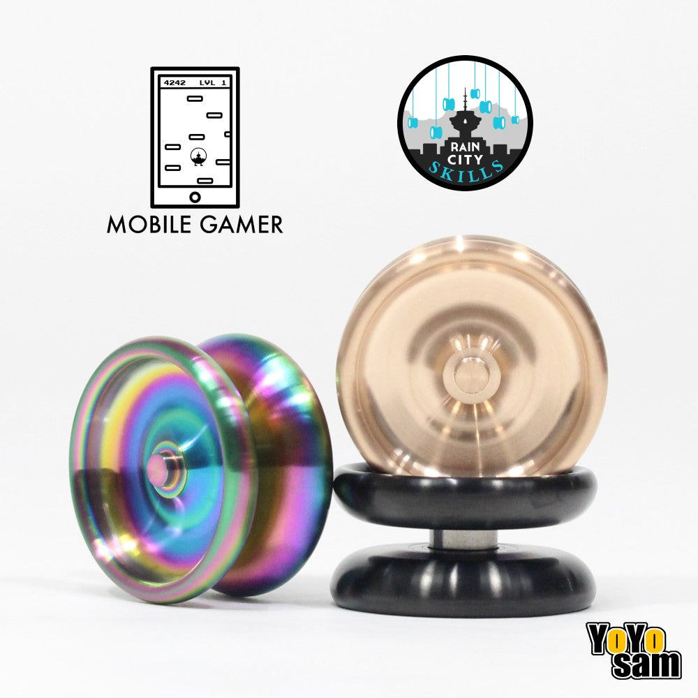 Rain City Skills The Mobile Gamer Yo-Yo - Stainless Steel Slimline Unr ...