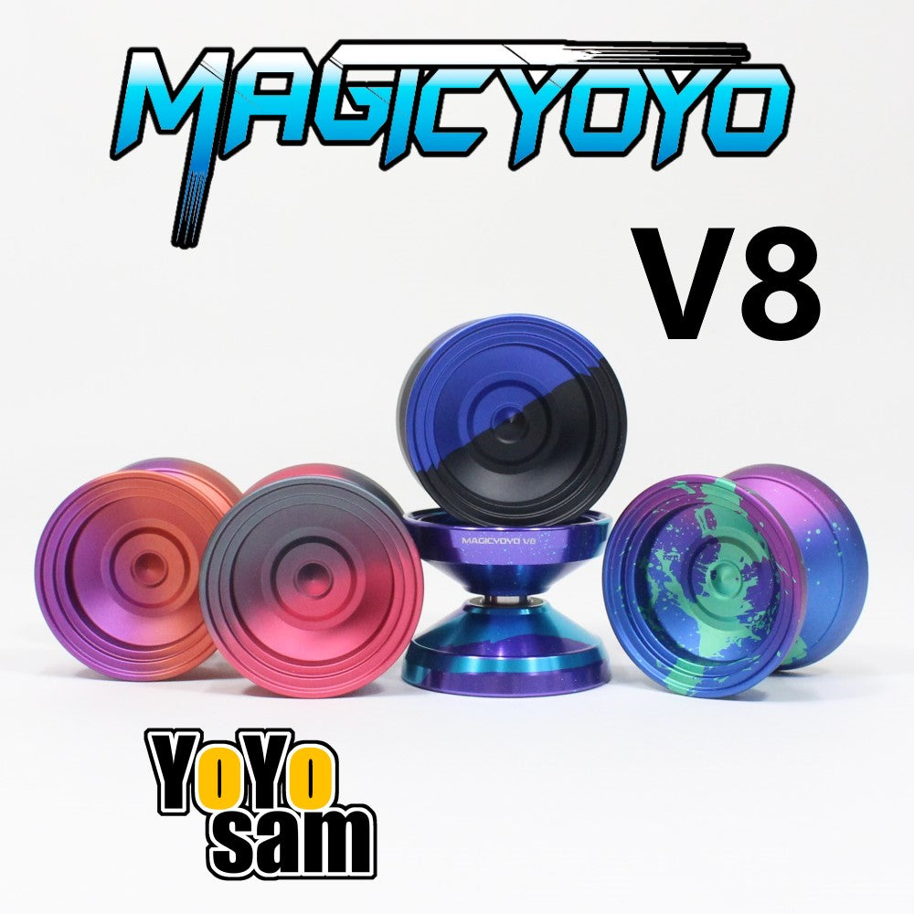 MAGICYOYO V8 Yo-Yo Kit - Responsive Beginner Metal YoYo with Extras ...