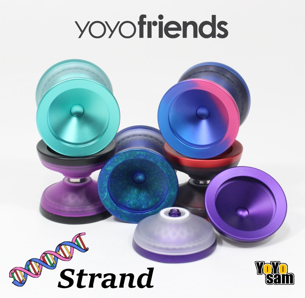 yoyofriends Strand Yo-Yo - Bi-Material YoYo - PC Body with Aluminum Ca ...