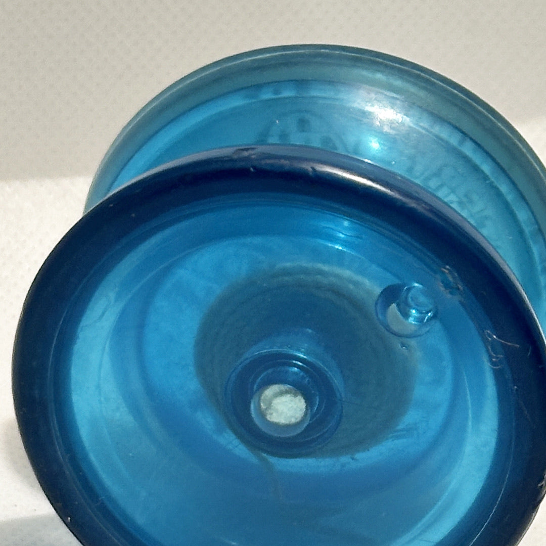 Vintage Duncan Butterfly Yo-Yo - Early 90s Translucent Blue Good Condi ...