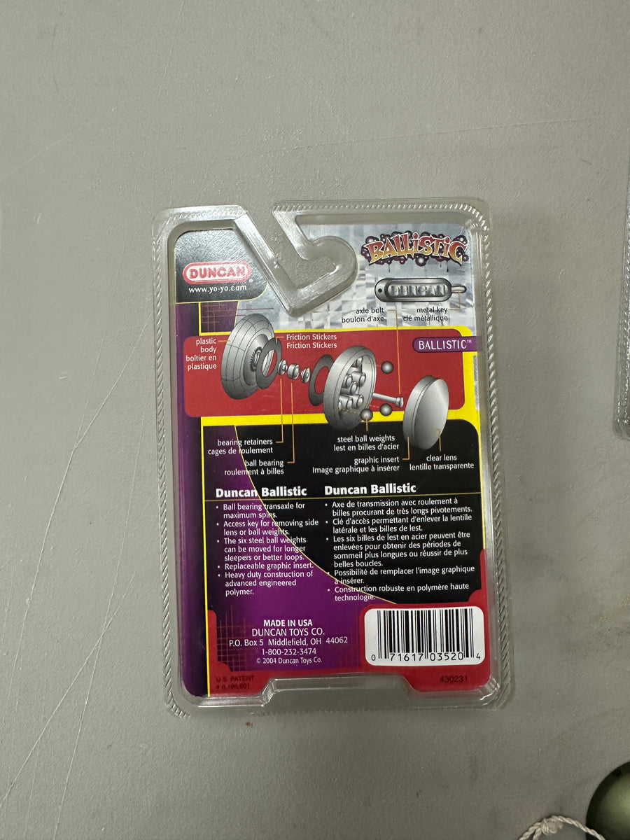 Vintage Duncan Ballistic Yo-Yo from the 2000s New in Package - Yellow ...