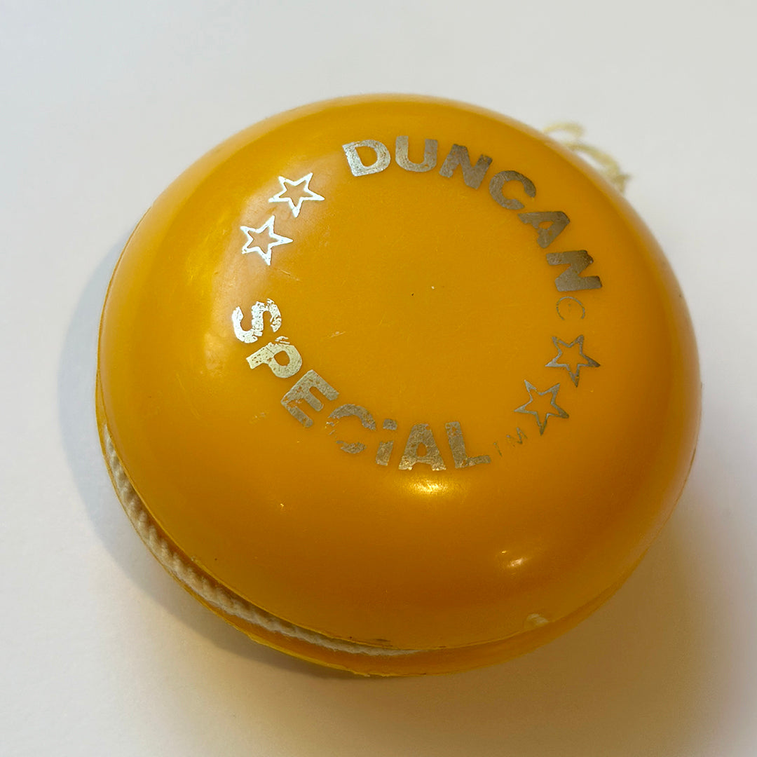Vintage Duncan Special Yo-Yo -Rare Advertising version-Yellow with Gol ...
