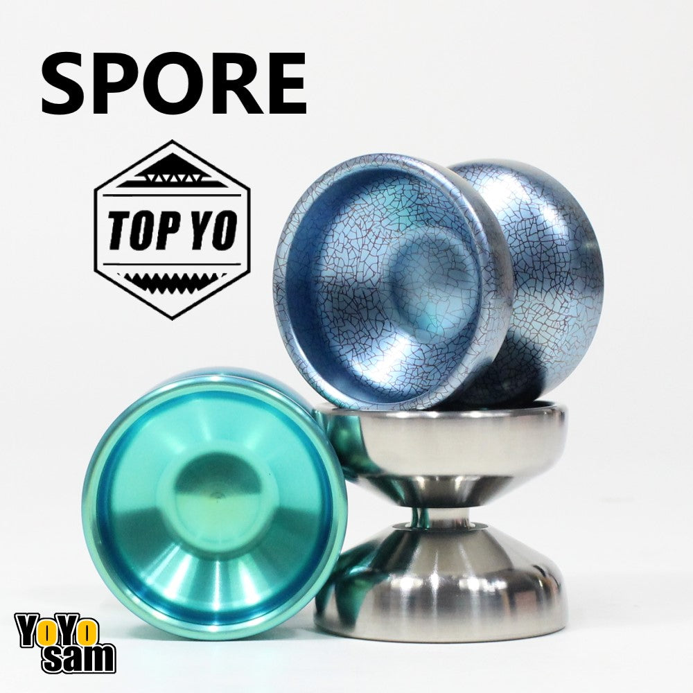 TOP YO Spore Yo-Yo - Undersized Titanium YoYo – YoYoSam