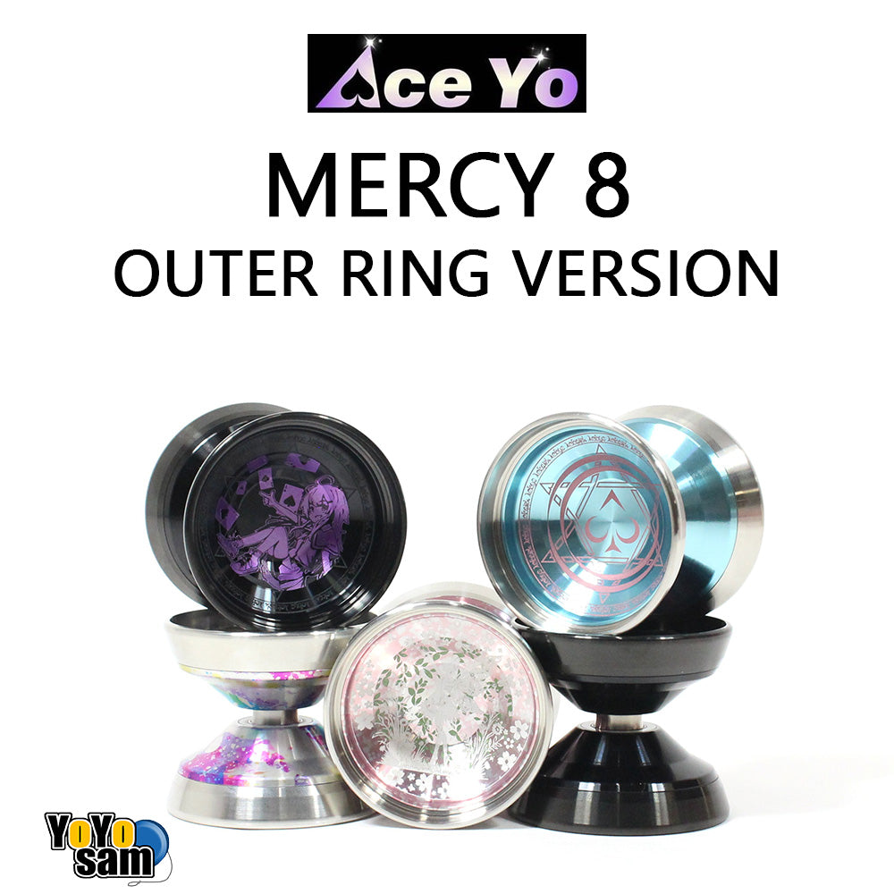 Ace Yo Mercy 8 Outer Ring Version Yo-Yo - Bi-Metal - 6061 Aluminum YoY ...