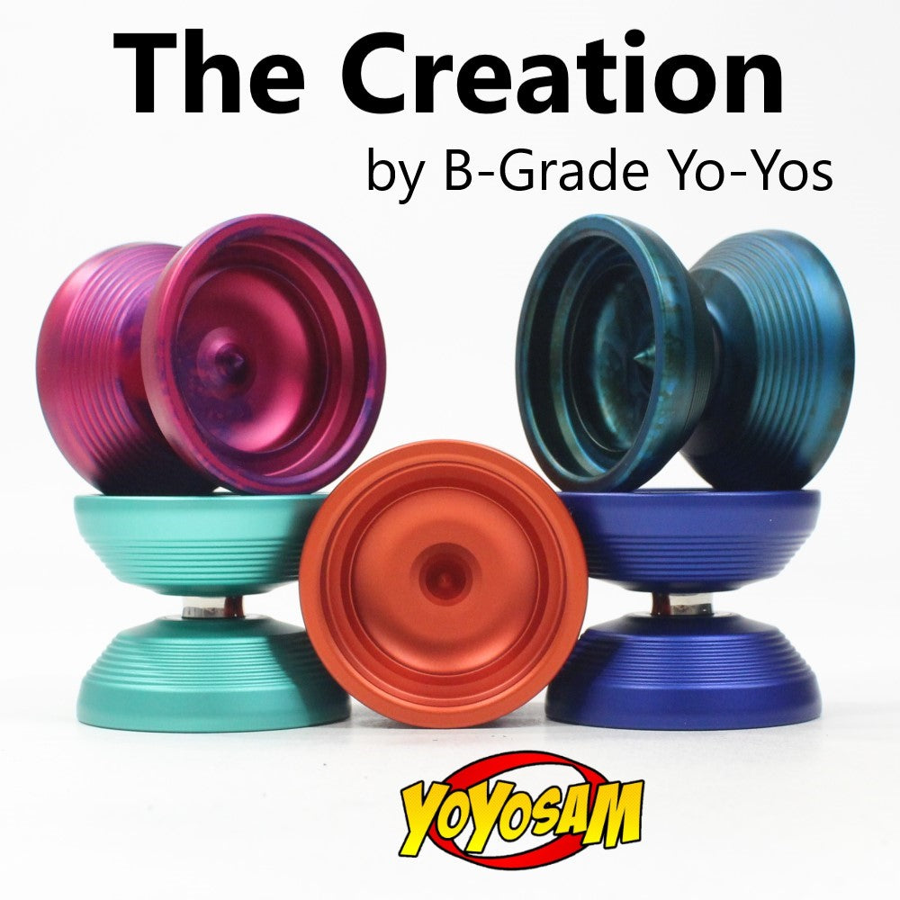 B-Grade Yo-yos The Creation Yo-Yo - Mono-Metal Aluminum YoYo – YoYoSam
