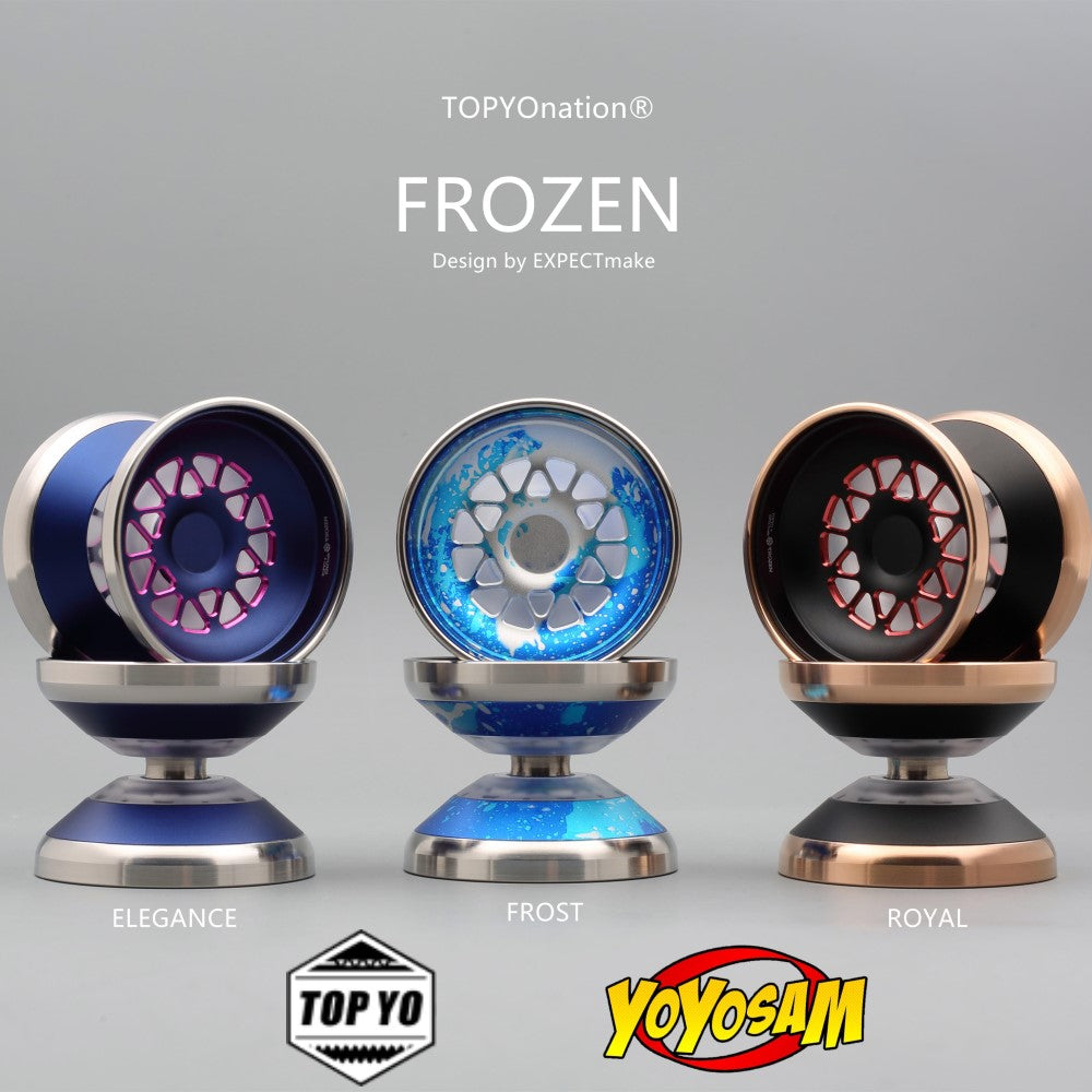 TOP YO Frozen Yo-Yo - Bi-Metal YoYo with Hollow Structure - Designed b ...