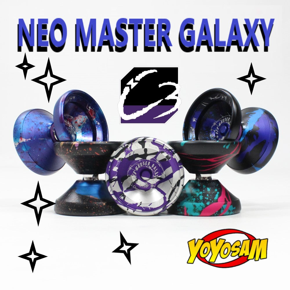 C3yoyodesign Neo Master Galaxy Yo-Yo - Ultra-Wide YoYo| YoYoSam