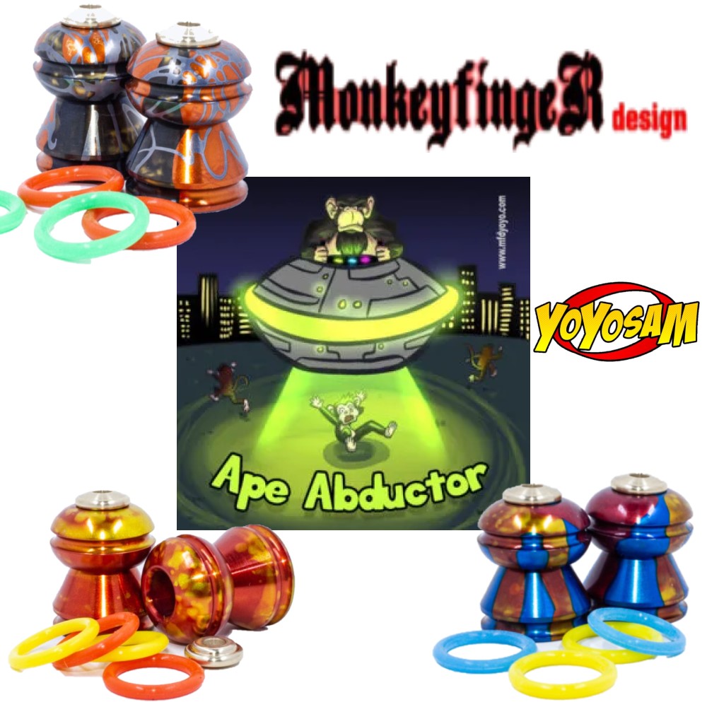 MonkeyfingeR Ape Abductors Begleri - Customizable Asymmetrical Begleri ...