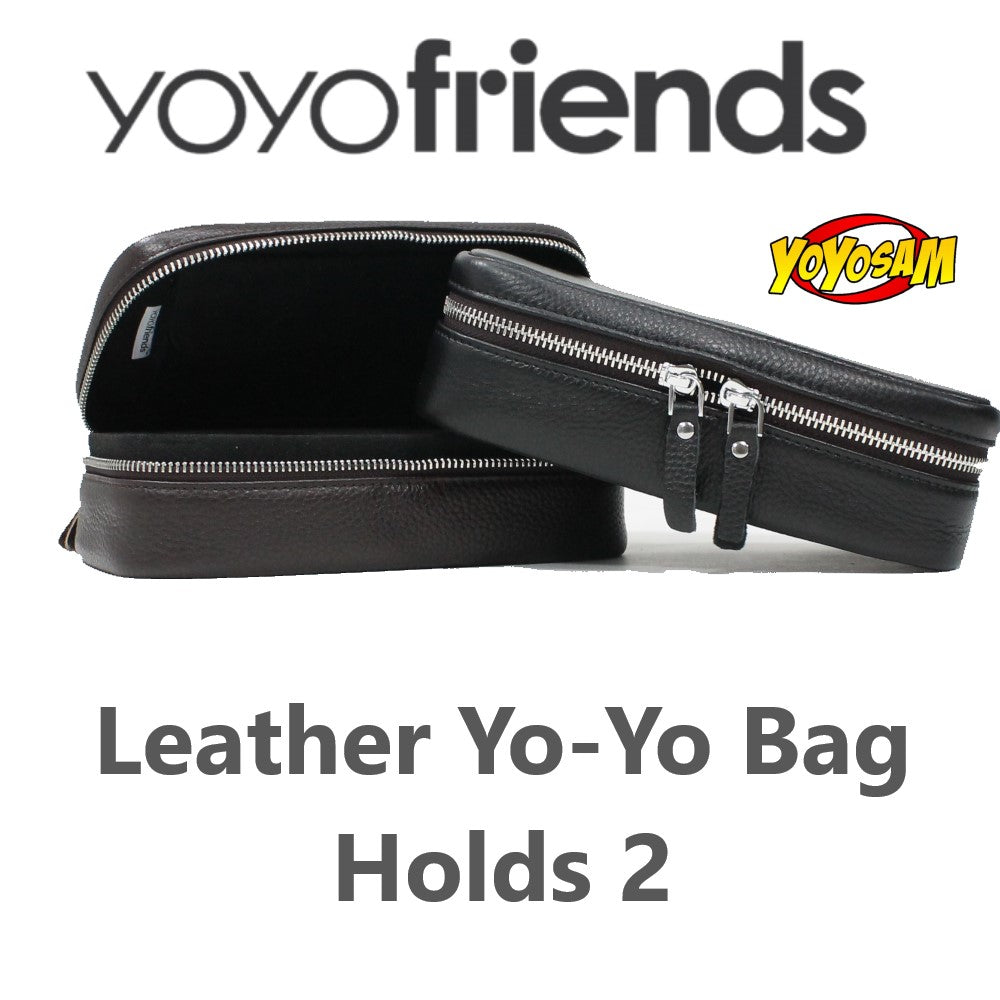 yoyofriends Leather Yo-Yo Bag - Carry Case Holds 2 YoYo's| YoYoSam