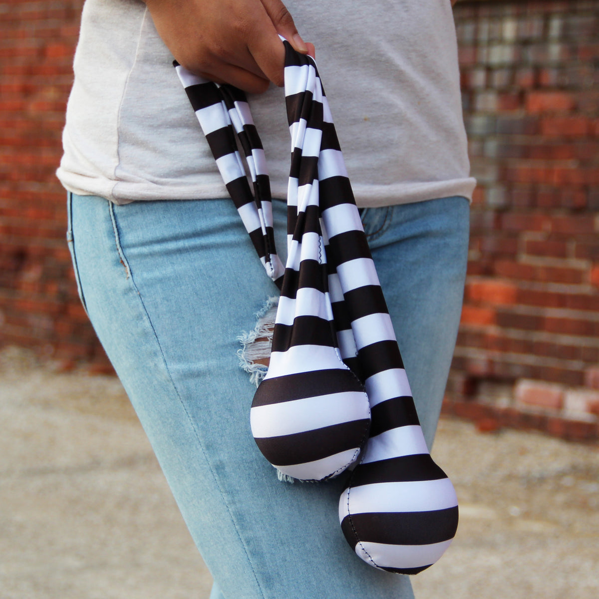 Zeekio LED Sock POI - 26" Stretch Nylon with LED balls| YoYoSam