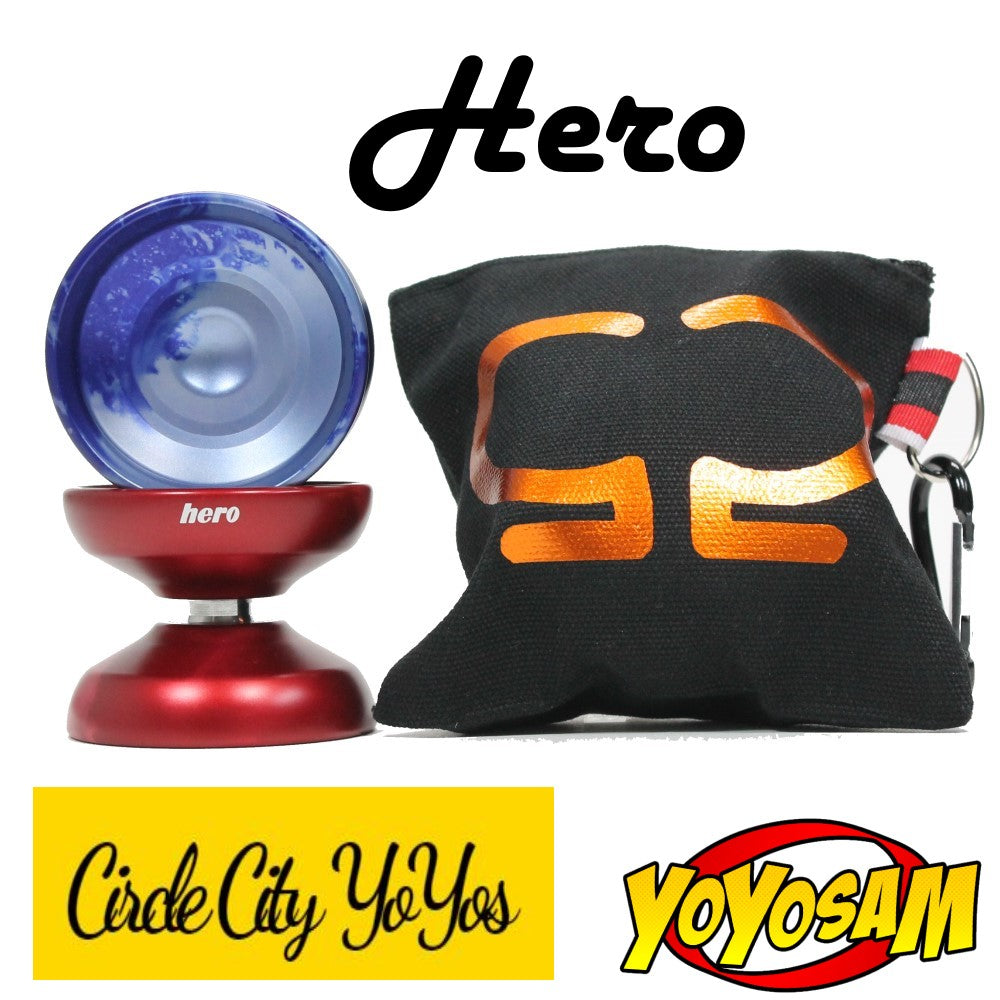 Circle City YoYos Hero Yo-Yo - 7075 T6 Aluminum Competitive YoYo with ...