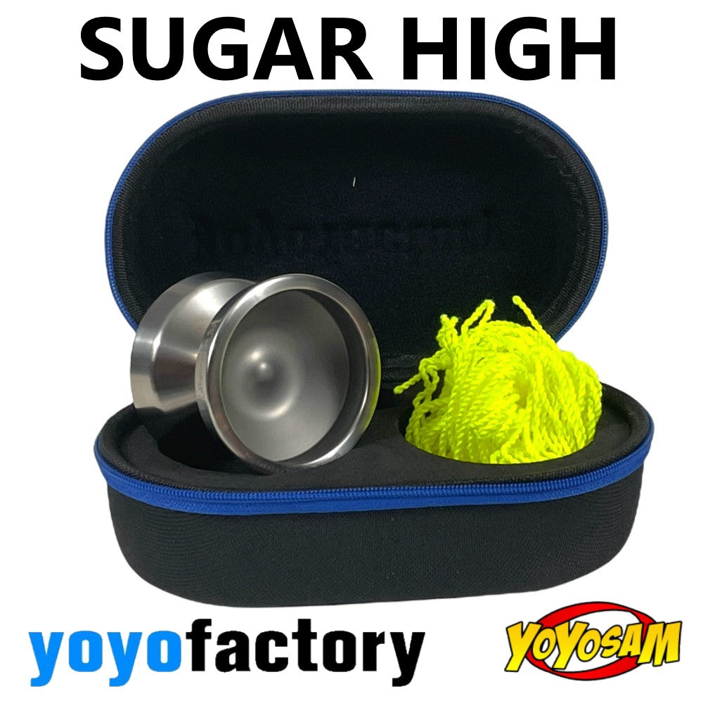 YoYoFactory Sugar High Yo-Yo - Full Sized Titanium - Shu Takada Signat ...