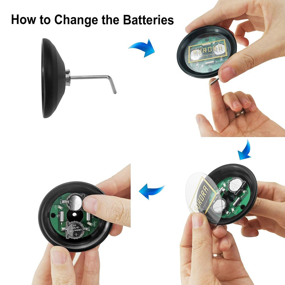 MAGICYOYO Aurora LED Yo-Yo - Multi Colored Lights - 6061 Aluminum YoYo ...