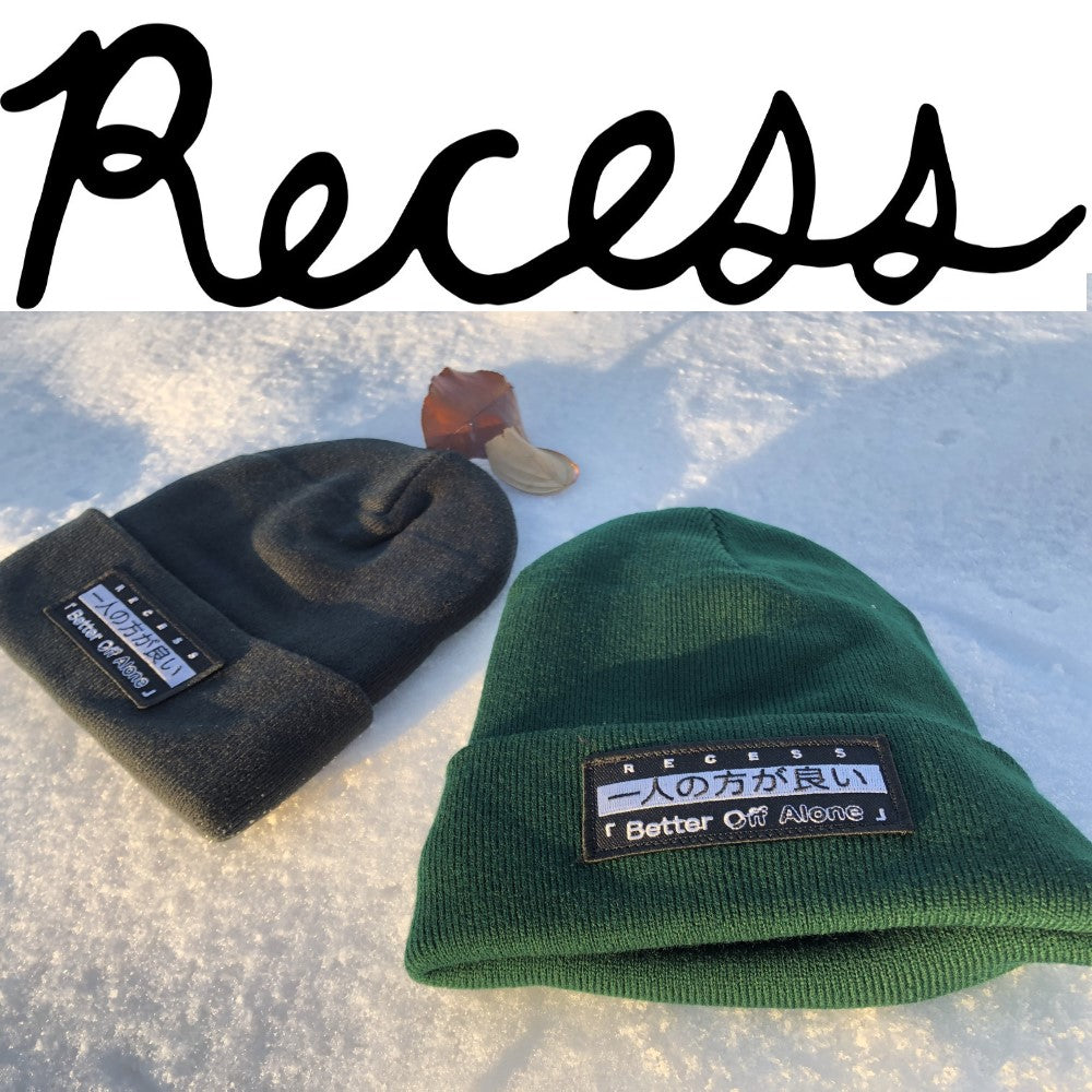 Recess Yo-Yo "Better Off Alone" Beanie -Knit Hat – YoYoSam