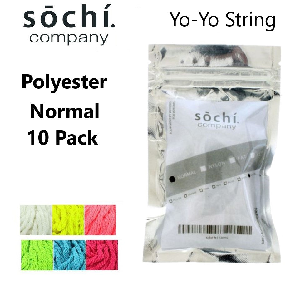 Sochi Company Yo-Yo String - Normal Size Polyester 10 Pack of YoYo Str ...