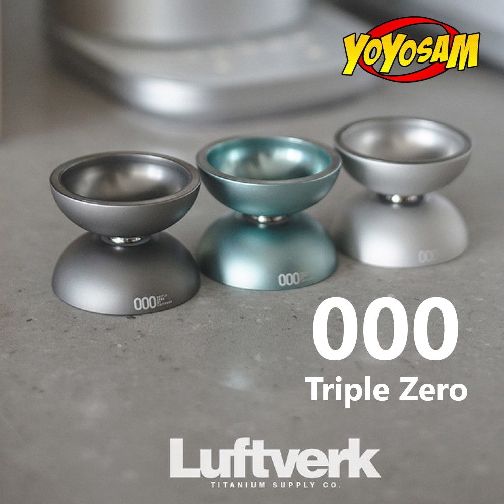 Luftverk 000 "Triple Zero" Ti 7068 Yo-Yo - Bi-Metal Organic YoYo| YoYoSam