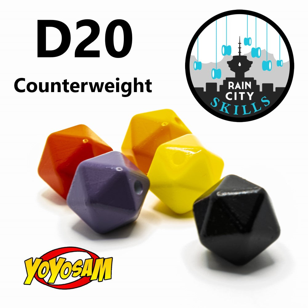 Rain City Skills D20 Yo-Yo Counterweight - 3D Printed Counter Weight ...
