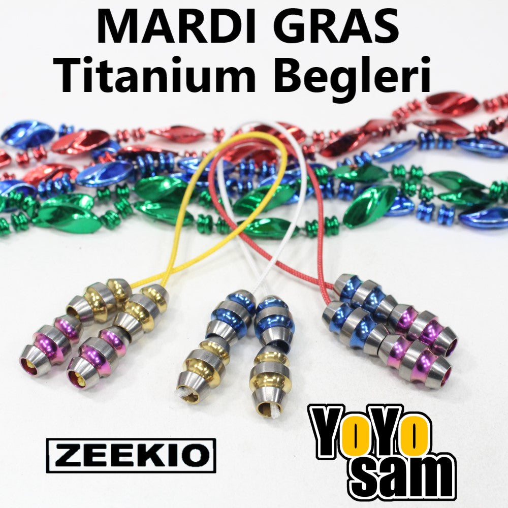 Zeekio Titanium Mardi Gras Begleri - Skill Toy – YoYoSam