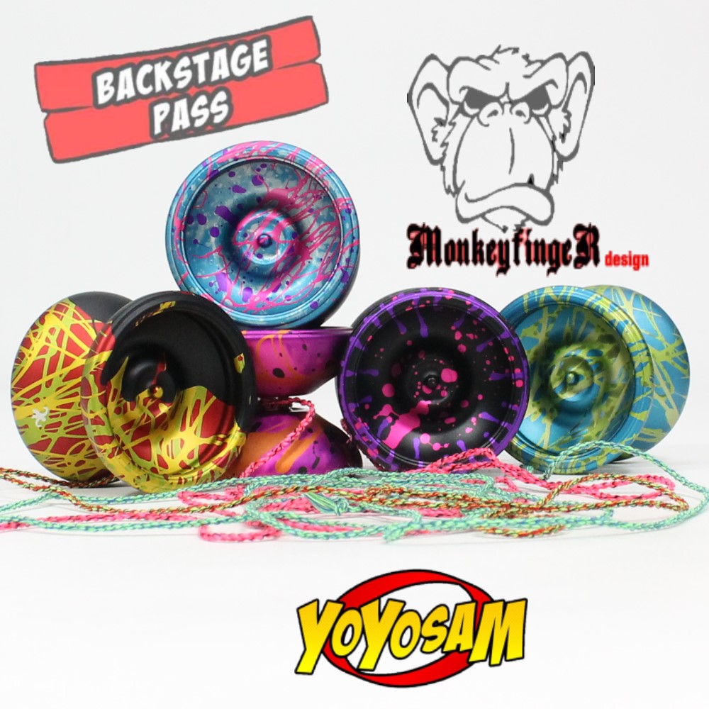 MonkeyfingeR Backstage Pass Yo-Yo - Nick Diffatte Signature YoYo – YoYoSam